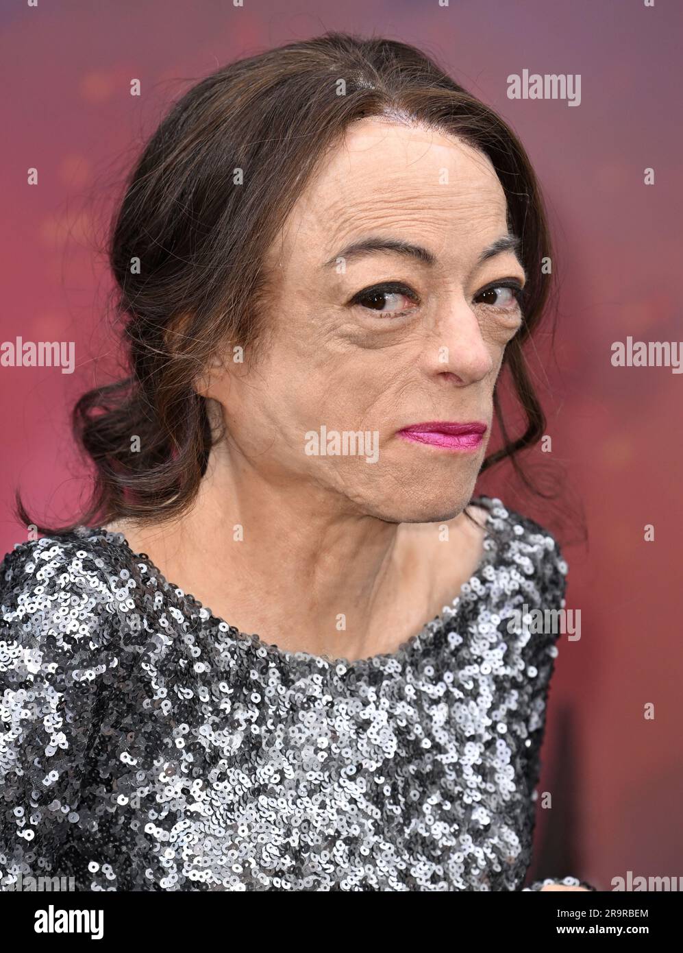 London, UK. June 28th, 2023. Liz Carr arriving at The Witcher Season 3 ...
