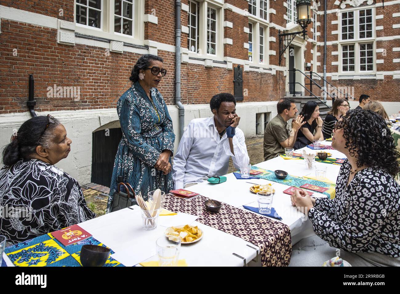 AMSTERDAM - Keti Koti dialogue table at the University of Amsterdam ...