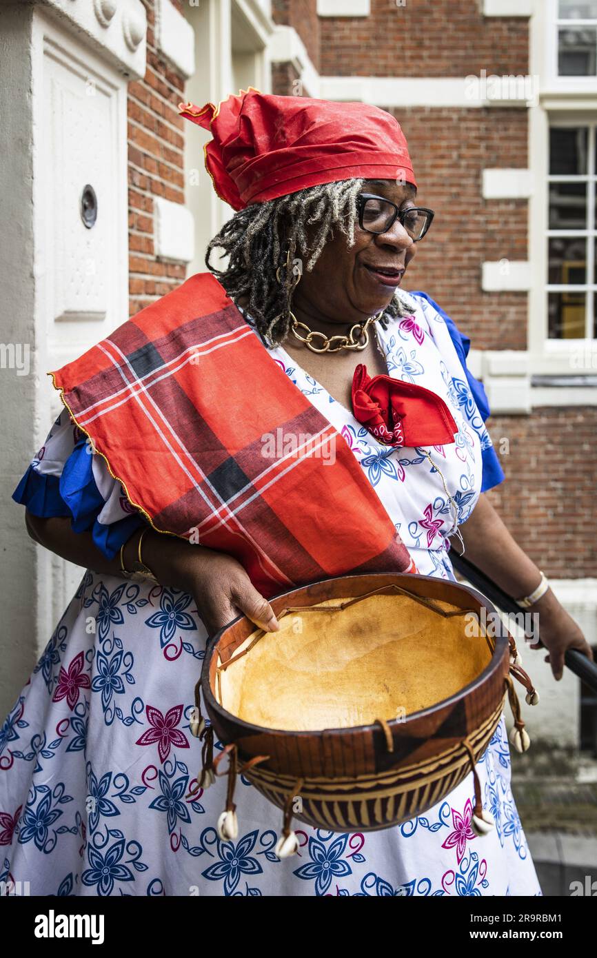 AMSTERDAM - Keti Koti dialogue table at the University of Amsterdam ...