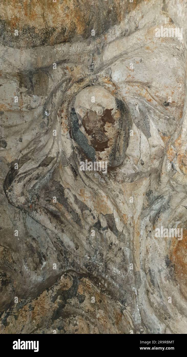 The grotto ruin talacre abbey wales uk Stock Photo - Alamy