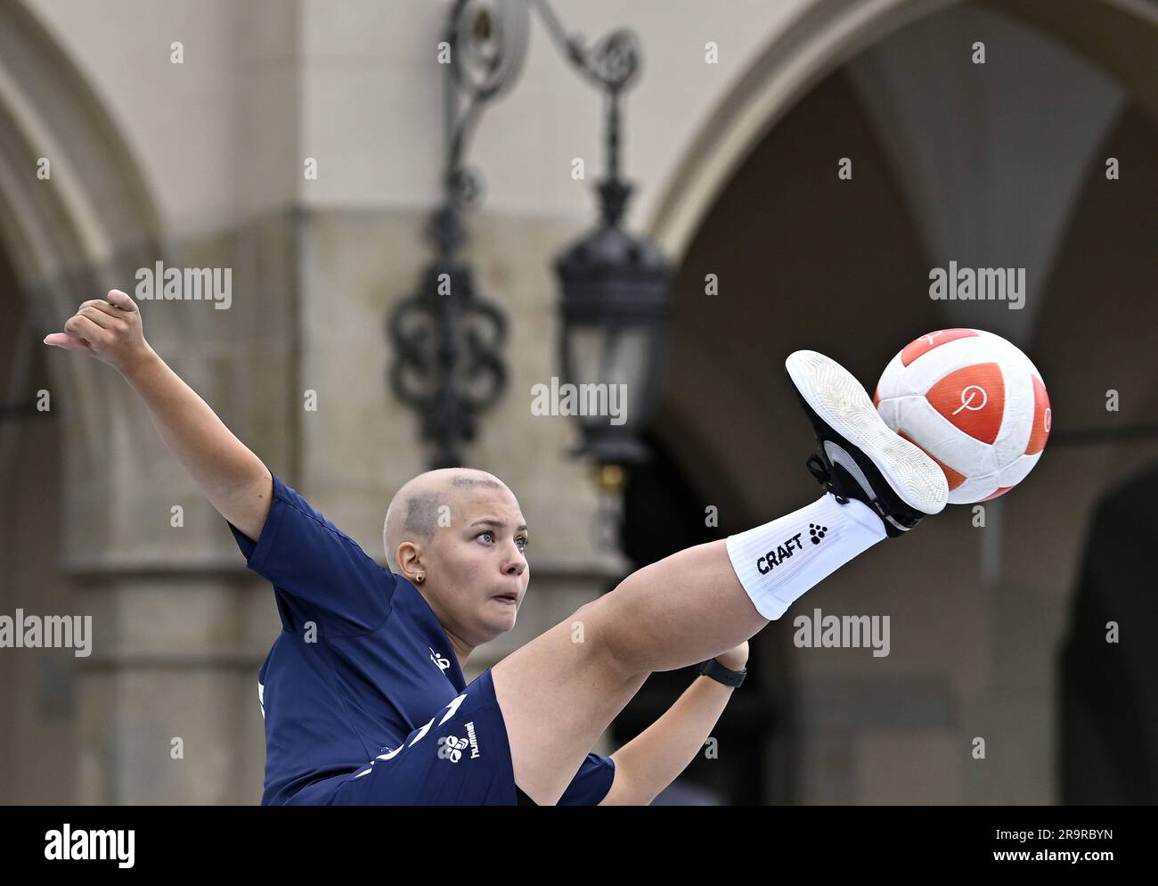 Krakow, Poland. 28th June, 2023. Teqball. 2023 European Games. Main ...