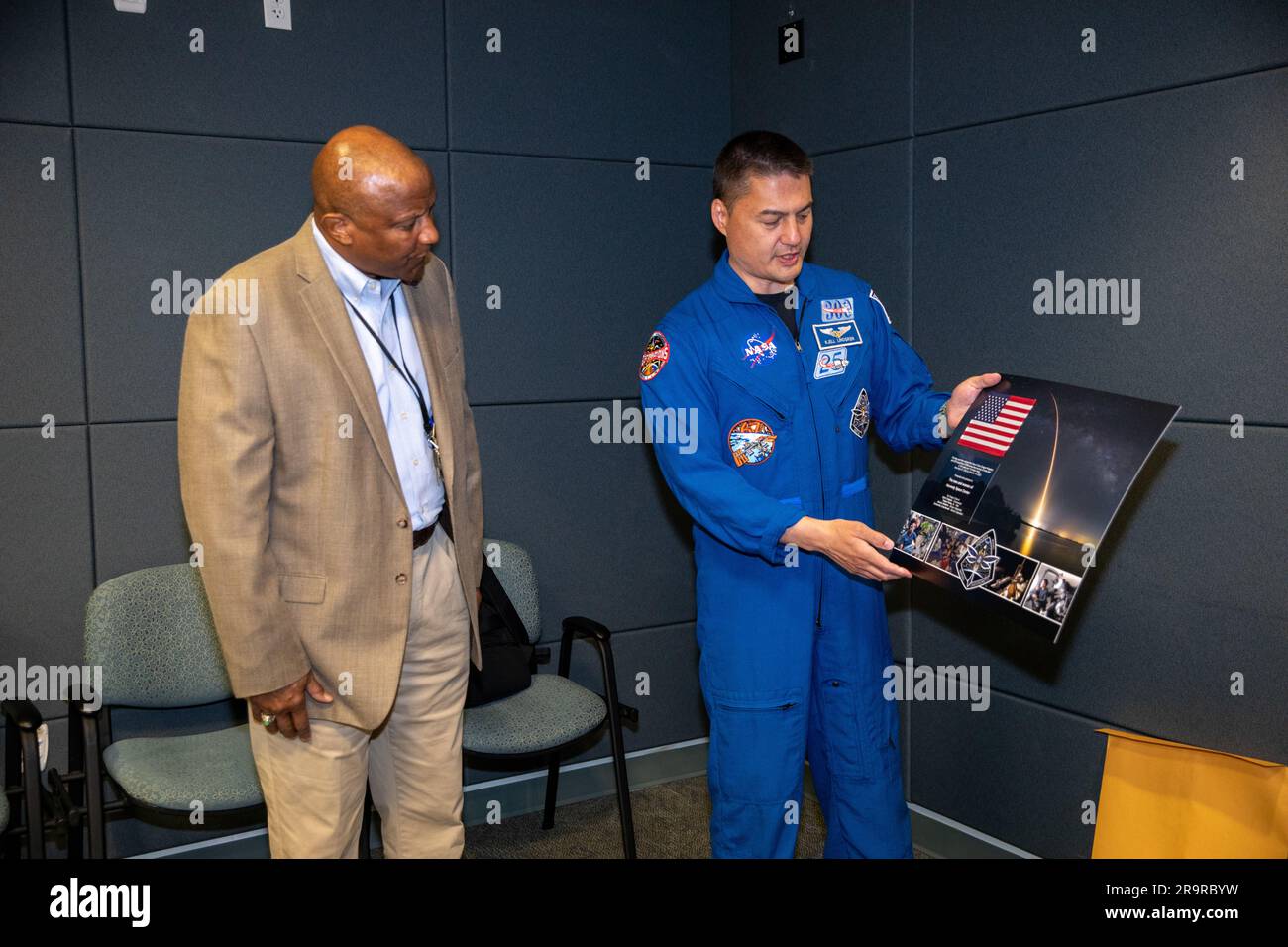 Crew-4 Presentation to Senior Staff. NASA astronaut Kjell Lindgren ...
