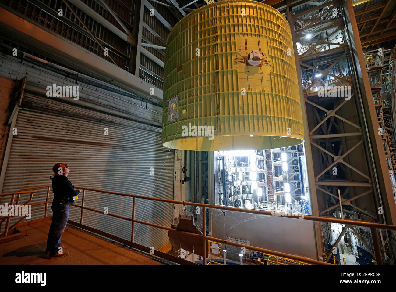 NASA Moves Core Stage 3 Intertank. Technicians at NASA’s Michoud ...