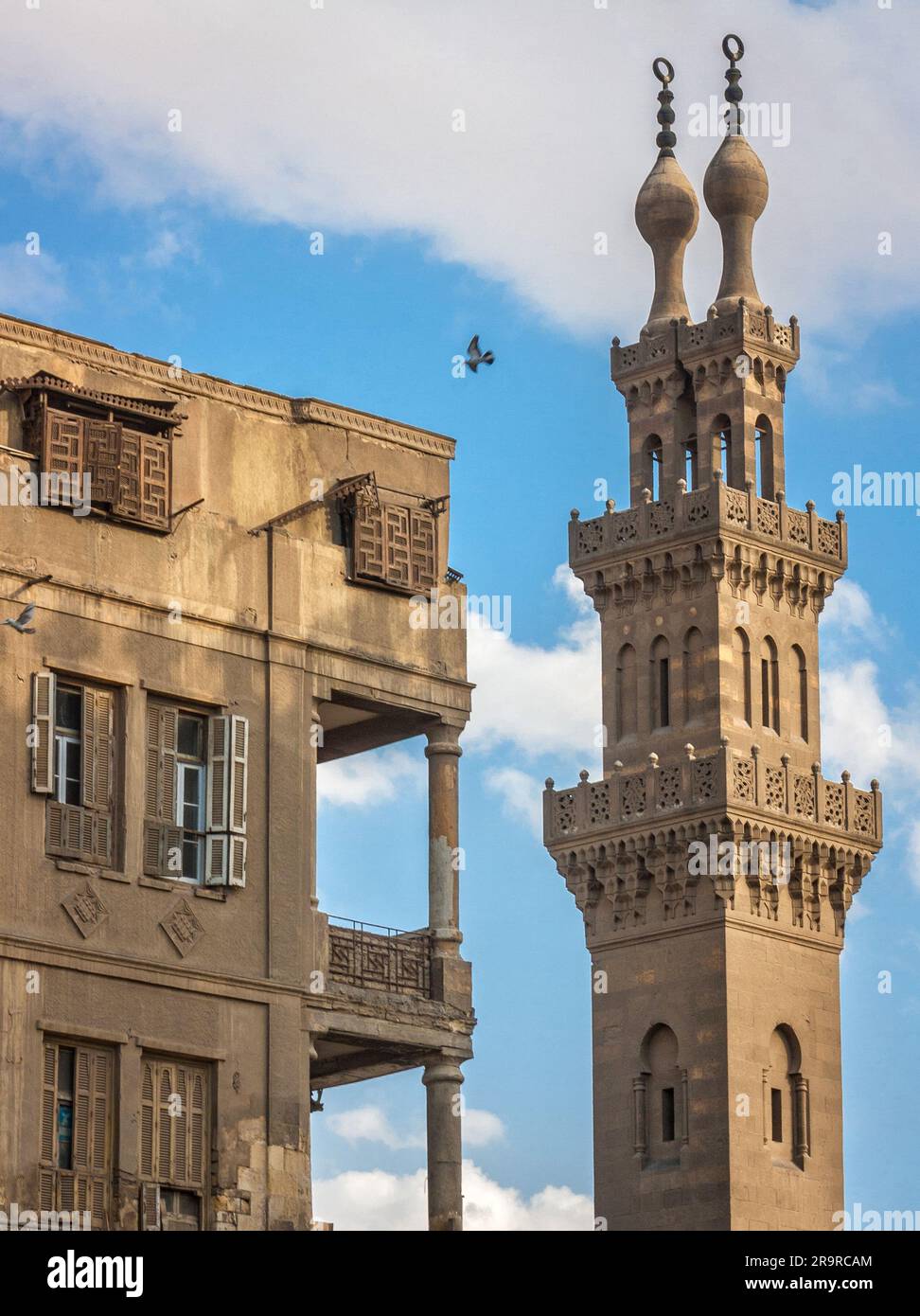 Old mosque and old building in Old Cairo - Egypt Stock Photo - Alamy