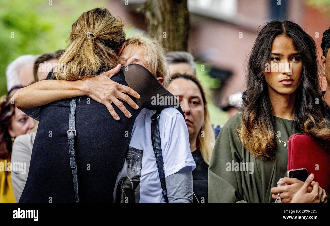 THE HAGUE - 28/06/2023, Interested parties during a silent march for ...