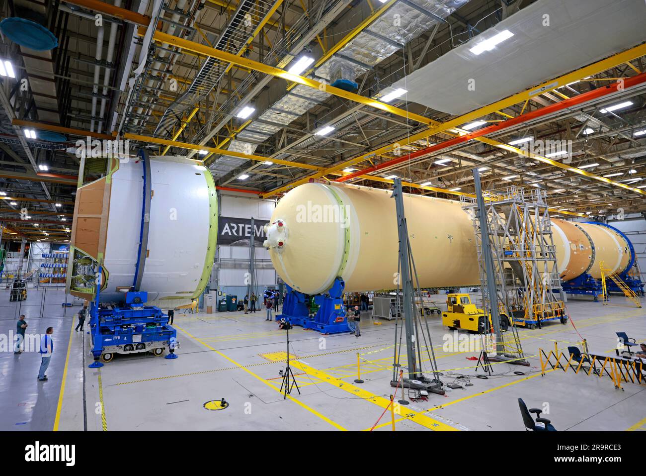 NASA Connects All Major Structures of Artemis II Moon Rocket Core Stage. Teams with NASA and ...