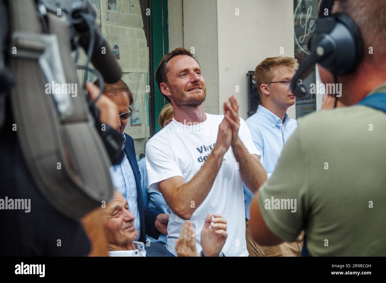 Doornik, Belgium. 28th June, 2023. Olivier Vandecasteele pictured ...