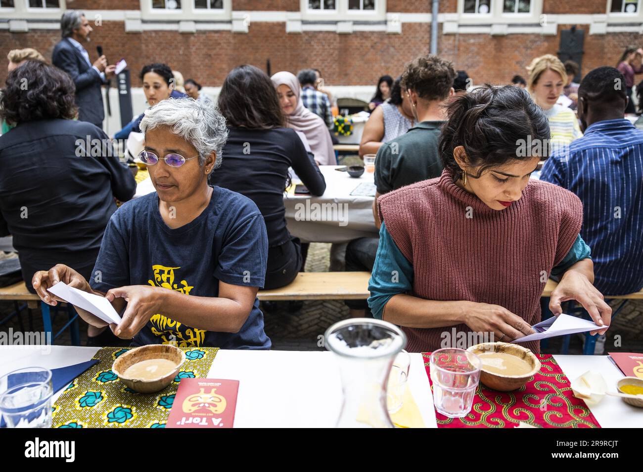 AMSTERDAM - Keti Koti dialogue table at the University of Amsterdam ...