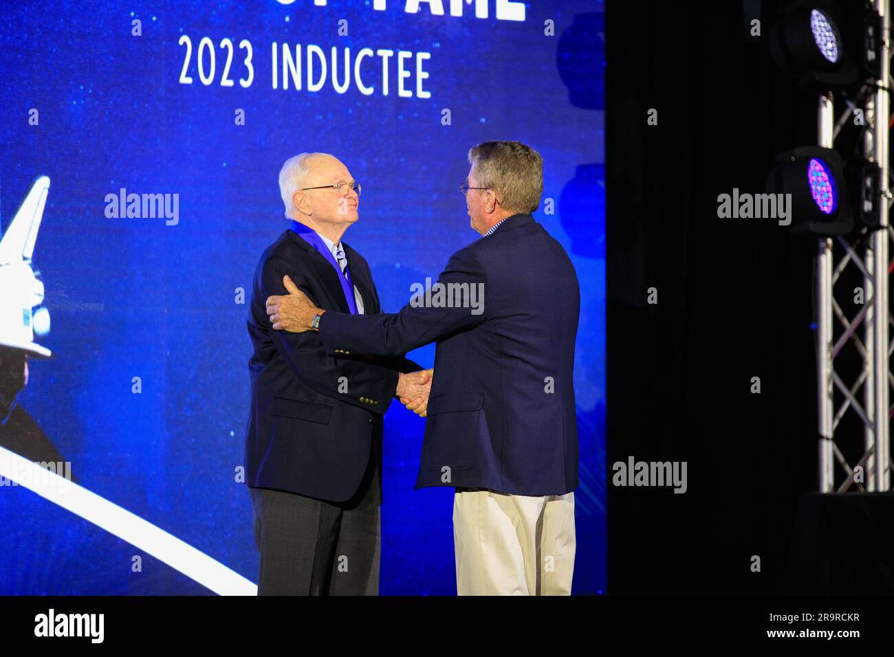 Astronaut Hall of Fame 2023. Roy D. Bridges Jr. is inducted into the ...