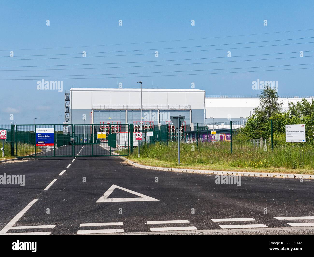 Blyth Converter Station at East Sleekburn, Blyth, Northumberland, UK ...