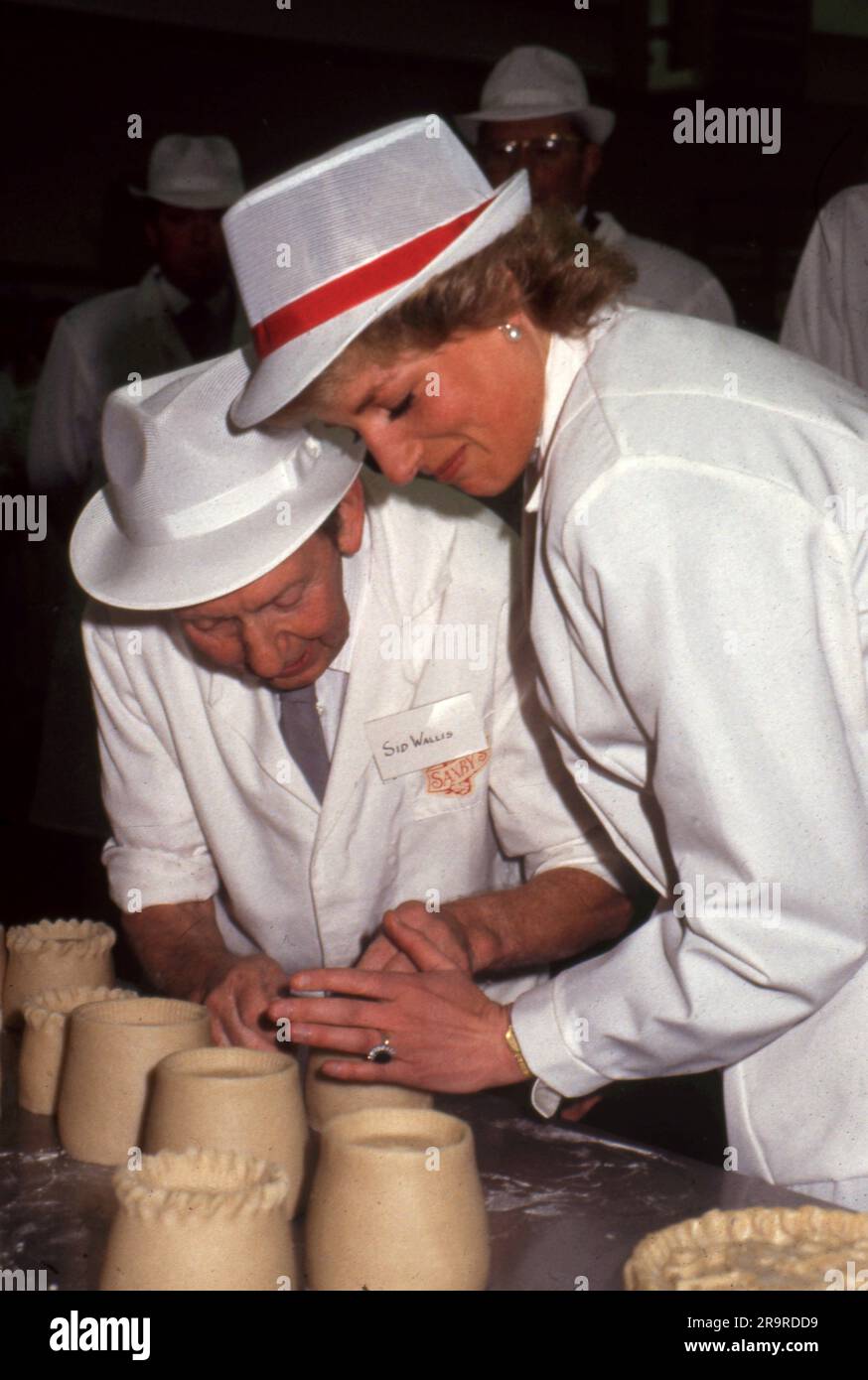 29 April 1988 Diana, The Princess of Wales, opens the new extension to ...