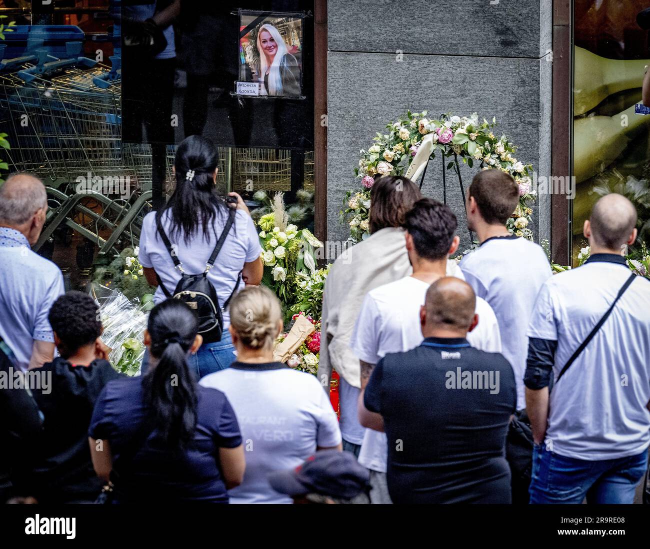 THE HAGUE - 28/06/2023, Interested parties during a silent march for ...