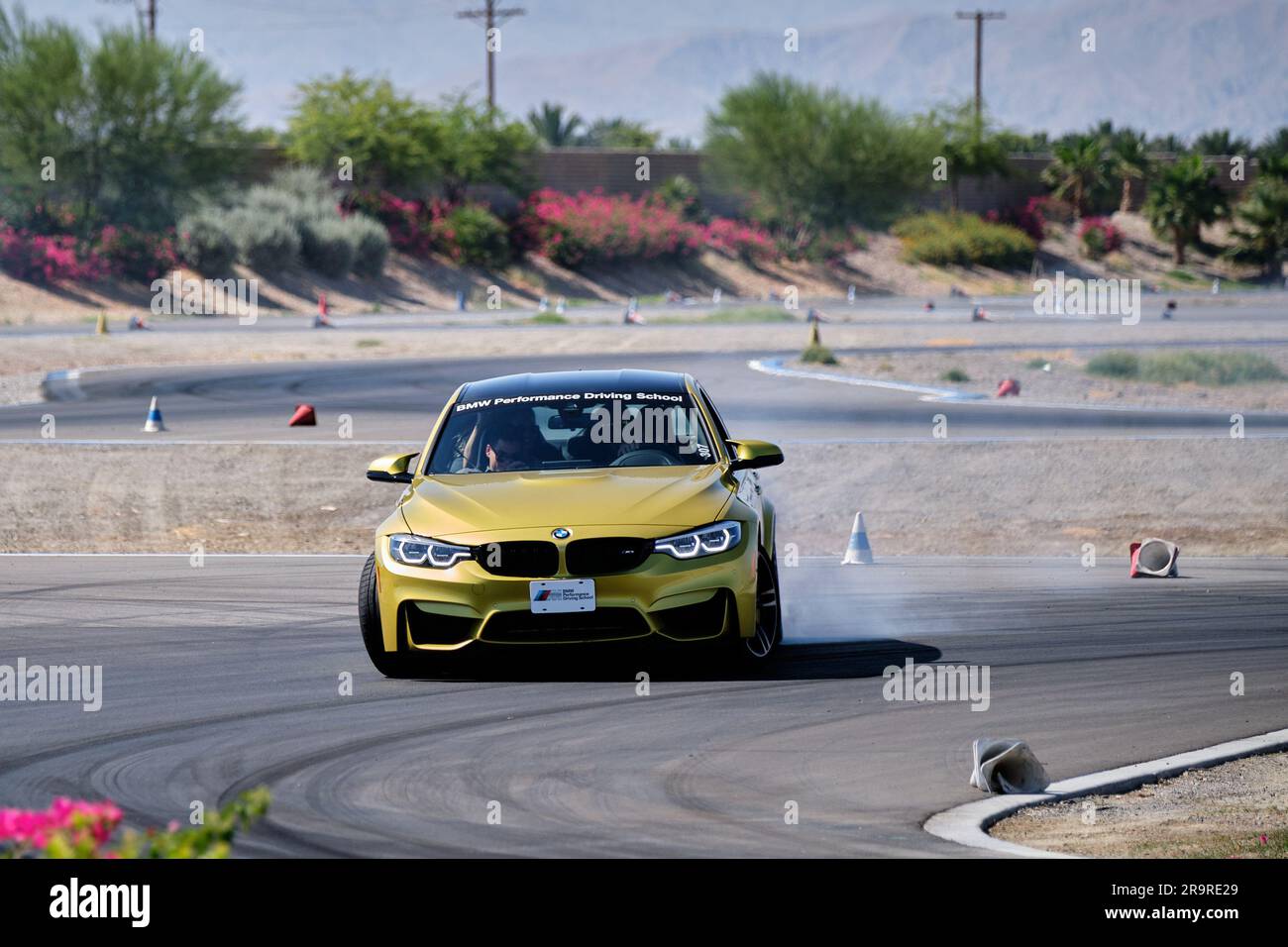 Thermal, California, USA. 13th June, 2018. Driving a high performance ...