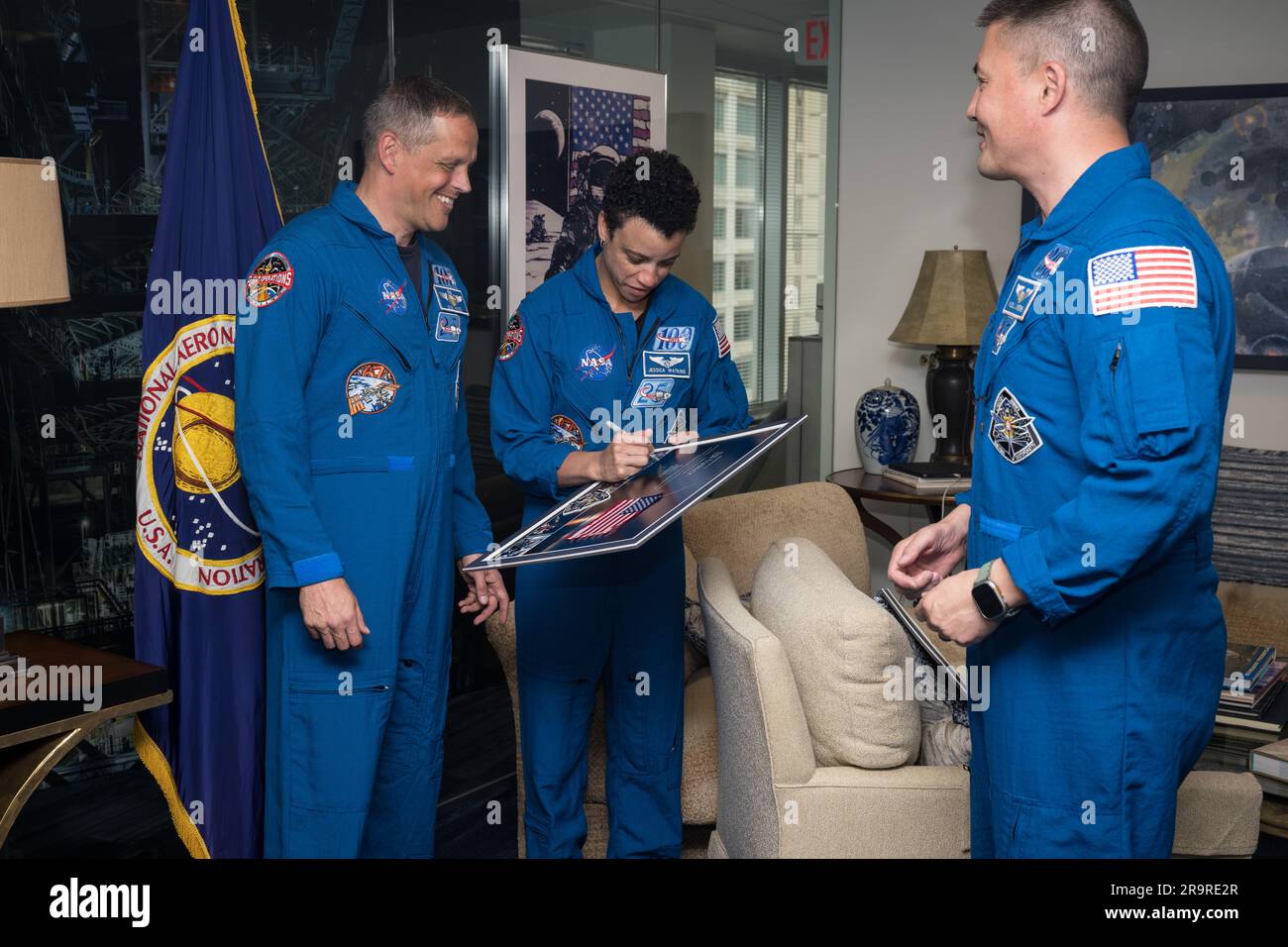 NASA Leadership Meets with NASA’s SpaceX Crew-4 Astronauts. NASA’s ...