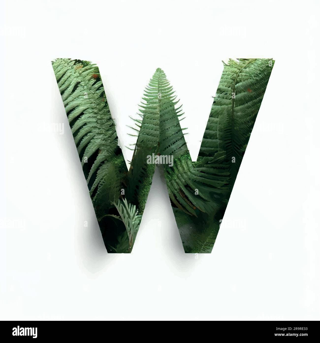 Letter a and w Cut Out Stock Images & Pictures - Alamy