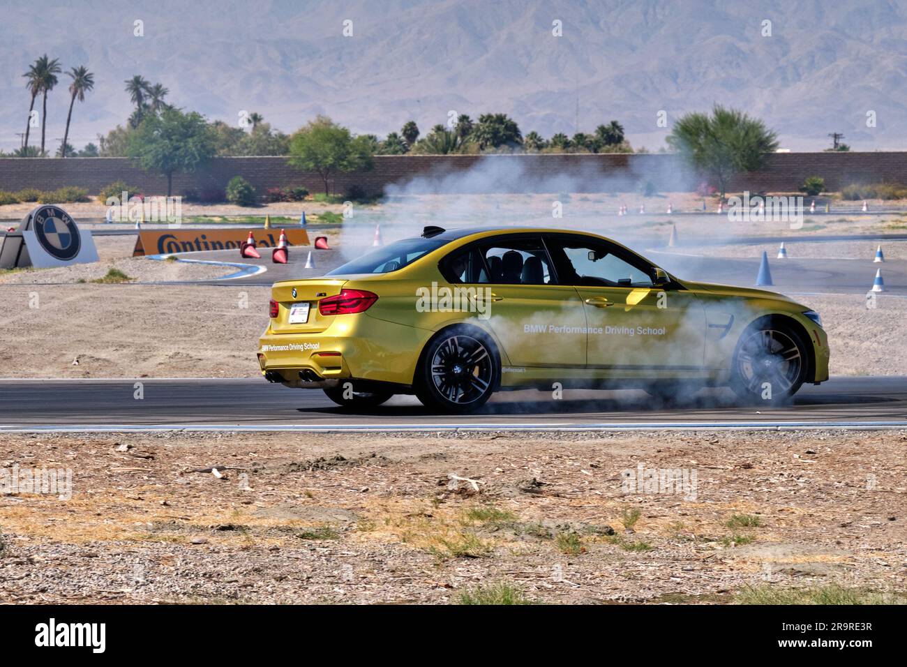 Thermal, California, USA. 13th June, 2018. Driving a high performance ...