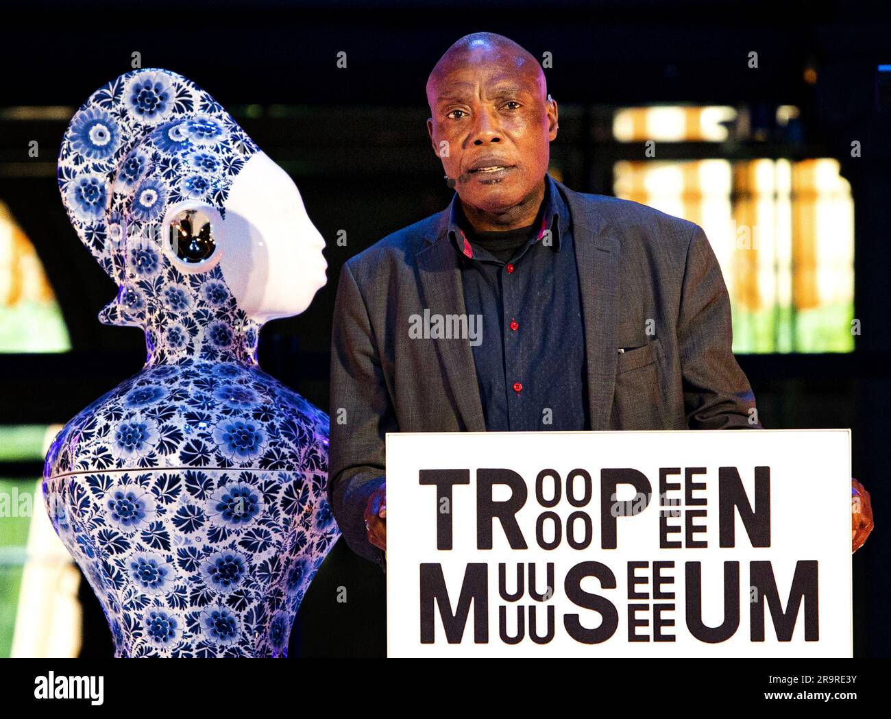 AMSTERDAM - 28/06/2023, Urwin Vyent, director of the NiNsee, during the ...