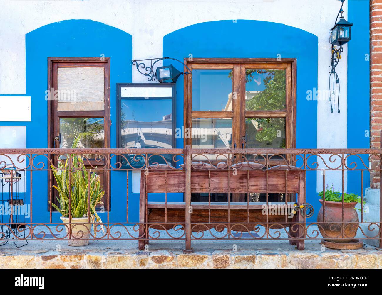 Mexico, colonial streets and colorful architecture of San Jose del Cabo ...