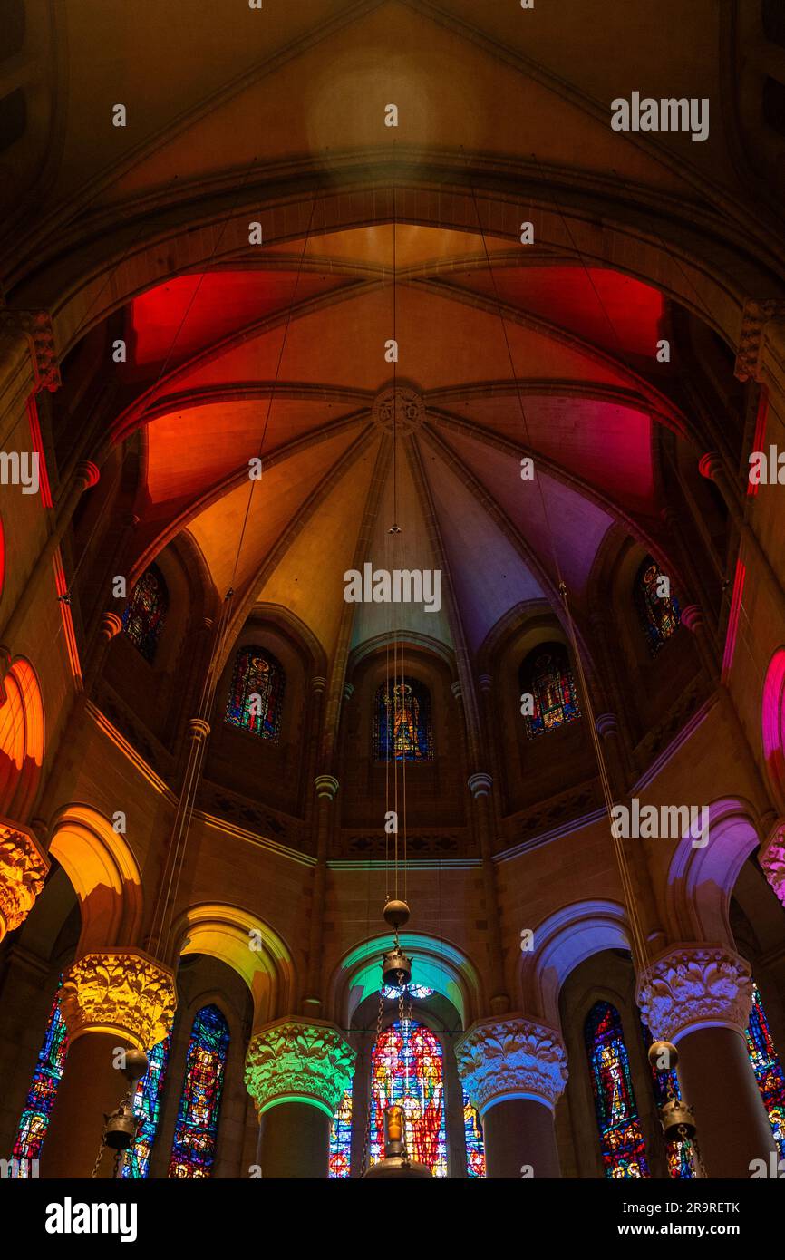 Cathedral Church of Saint John the Divine in Morningside Heights neighborhood of Manhattan in ...