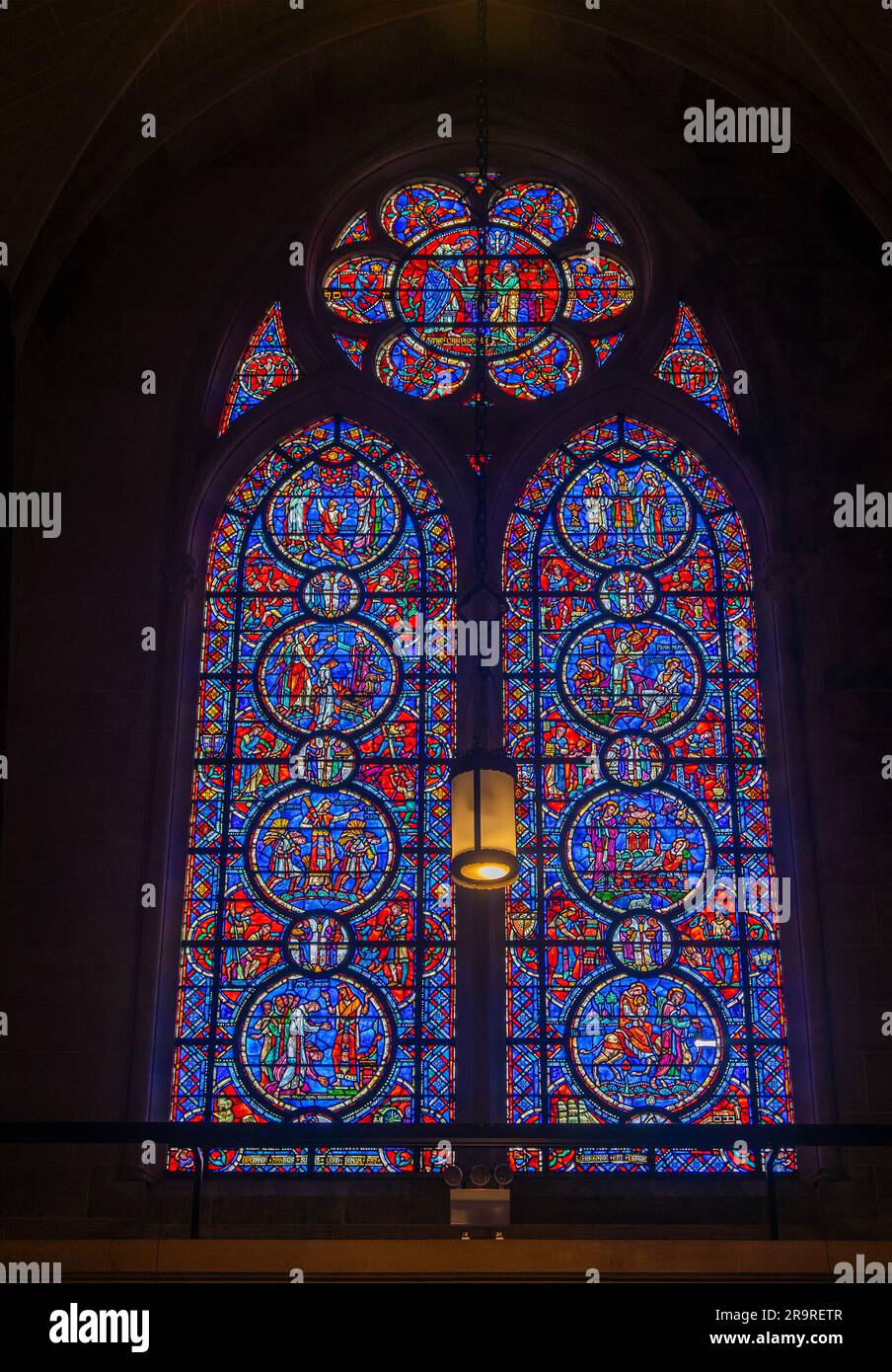 Cathedral Church of Saint John the Divine in Morningside Heights neighborhood of Manhattan in ...
