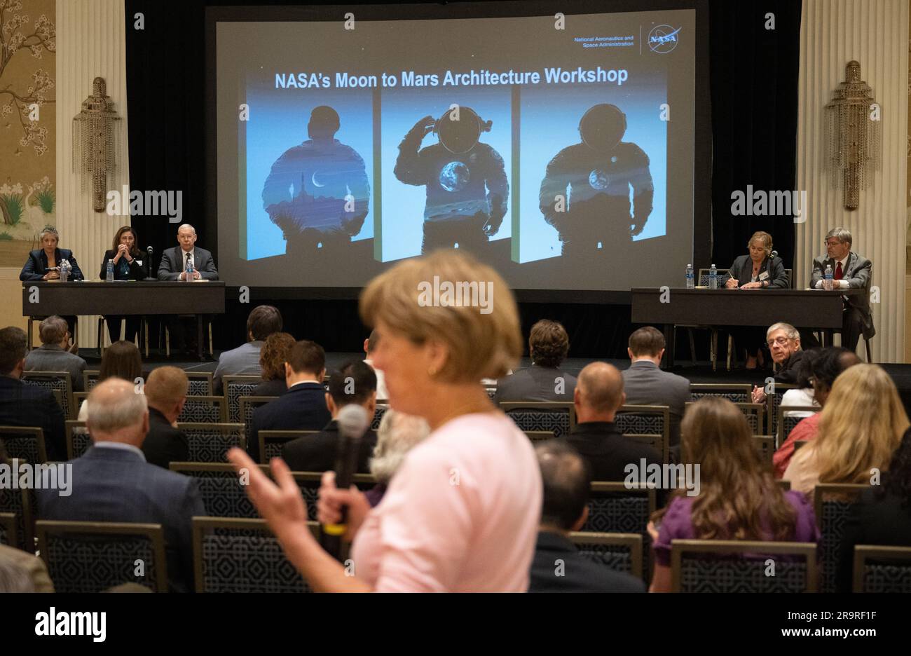 NASA’s Moon to Mars Architecture Workshop. Nujoud Merancy, architecture lead for NASA's ...
