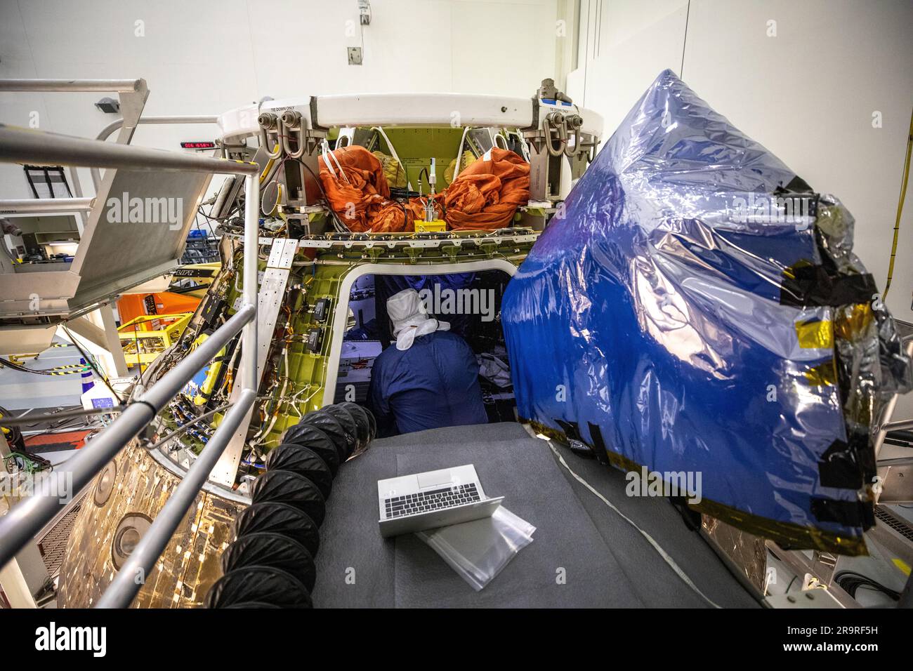 Artemis I Orion Return and De-Servicing. A technician unpacks NASA’s ...