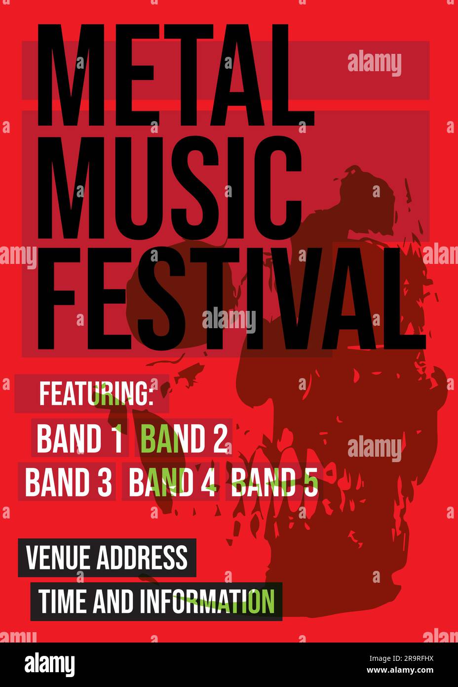 Underground poster template hi-res stock photography and images - Alamy