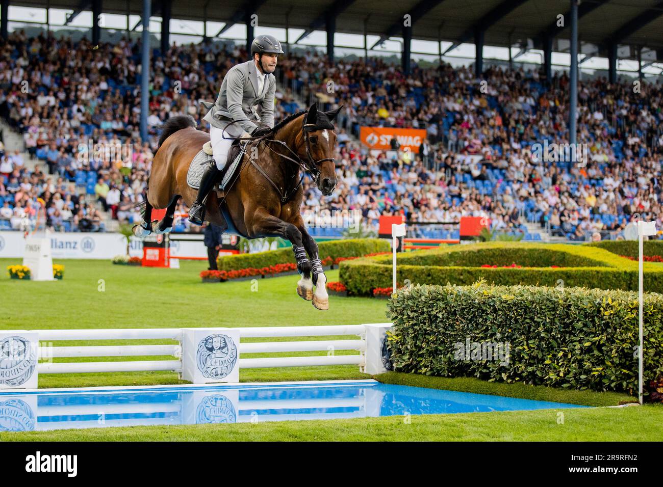 Aachen, Germany. 28th June, 2023. Equestrian sport, jumping: CHIO ...