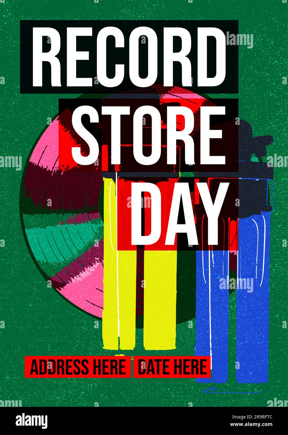 Vintage vinyl album cover art Stock Vector Images - Alamy