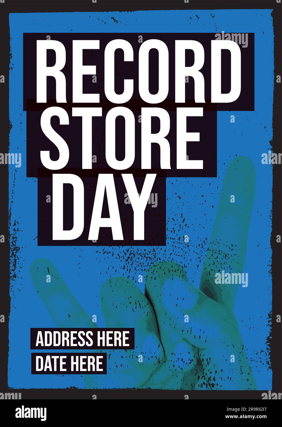 Record store day poster hi-res stock photography and images - Alamy