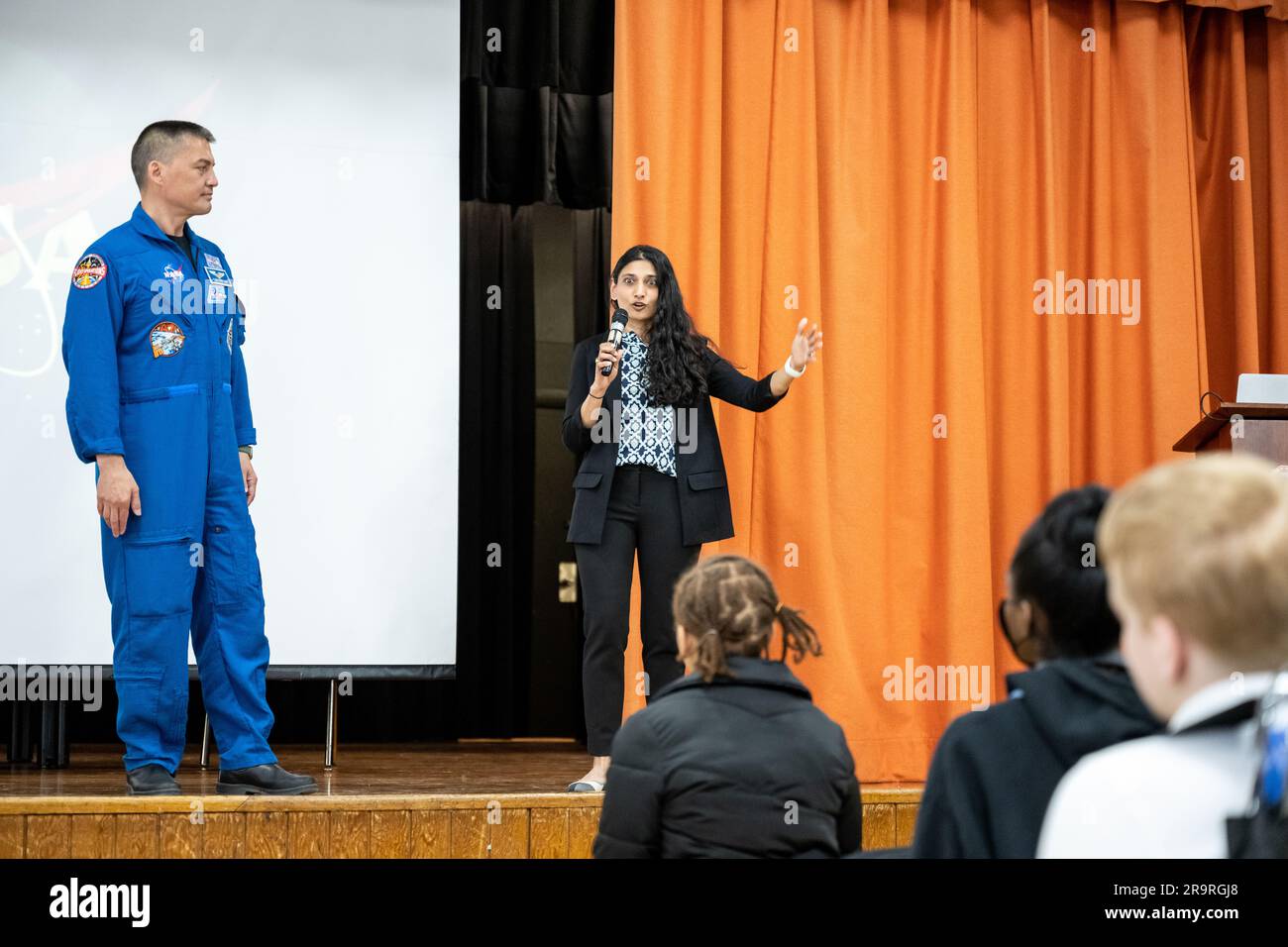 Kjell Lindgren and NASA Associate Chief Scientist Dr. Mamta Patel ...