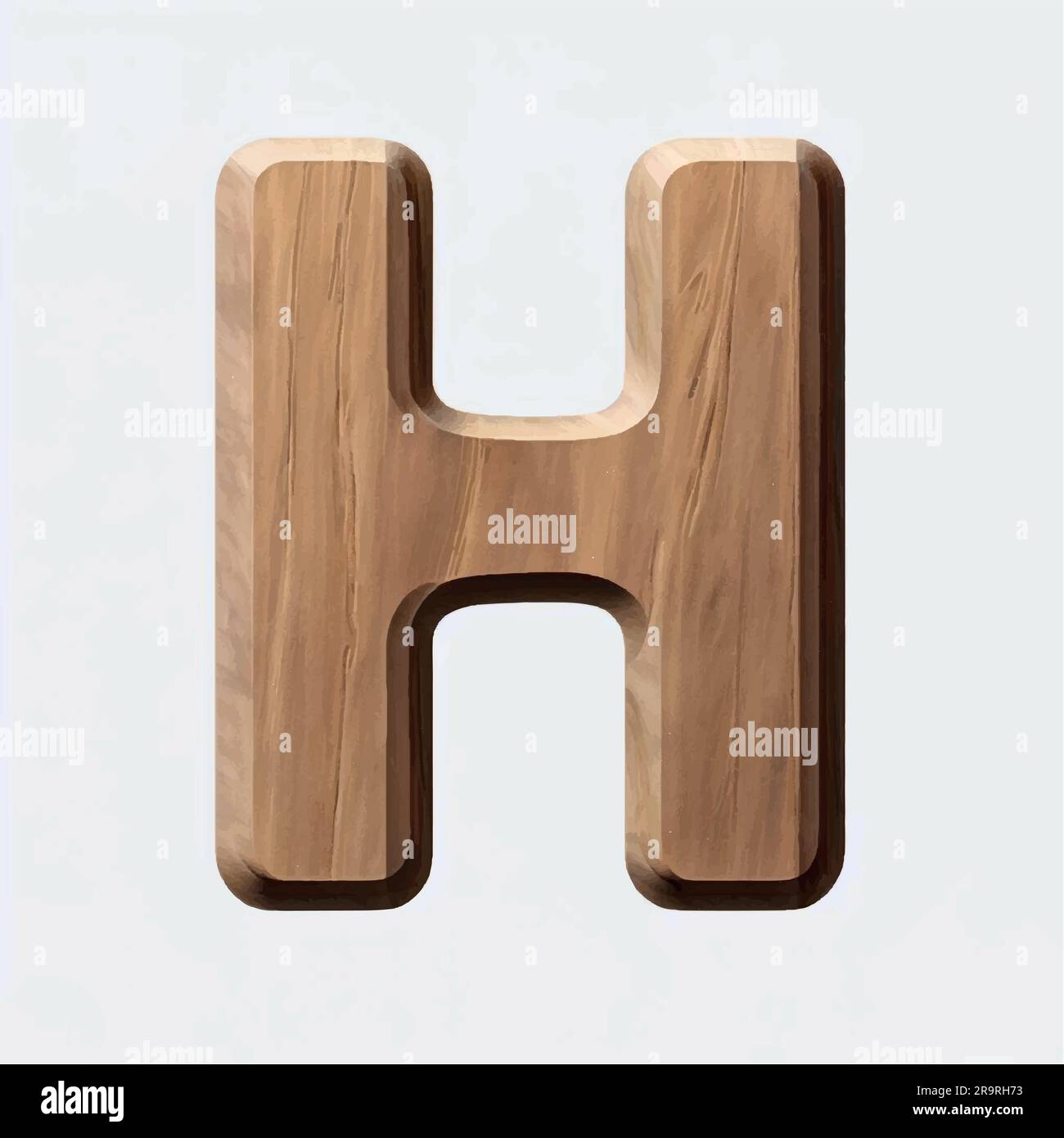 capital letter H in wood Stock Vector Image & Art - Alamy