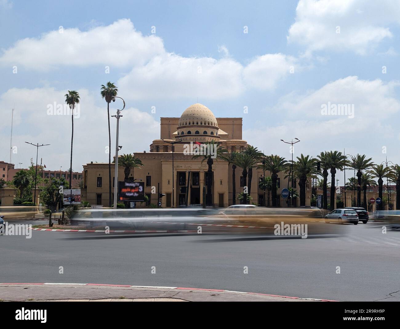 The Royal Theater in the city center of Marrakech, Morocco Stock Photo ...