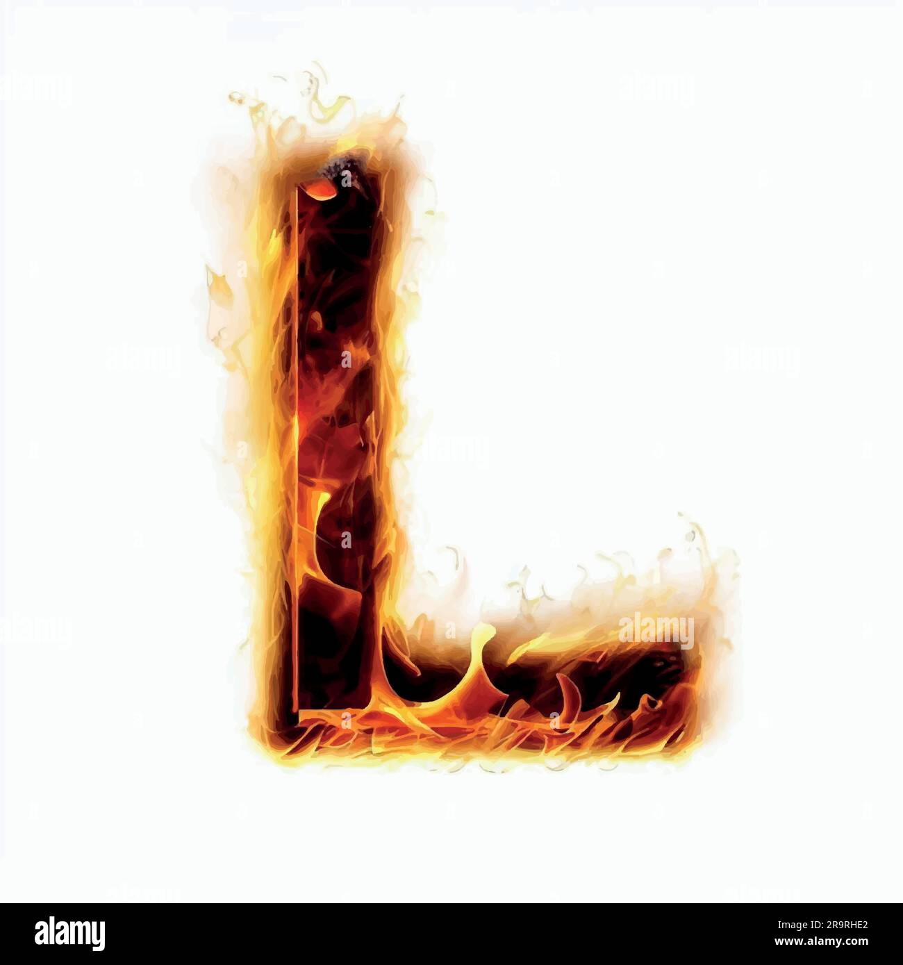 L blaze Stock Vector Images - Alamy