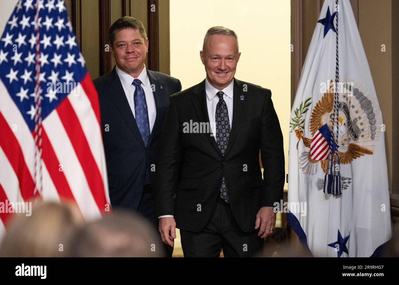 Congressional Space Medal of Honor Ceremony. Former NASA astronauts ...