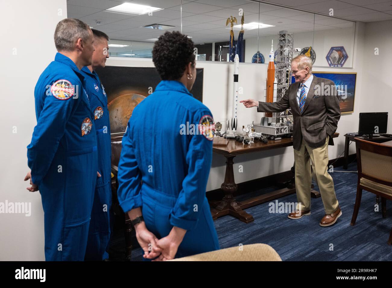 NASA Leadership Meets with NASA’s SpaceX Crew-4 Astronauts. NASA’s ...