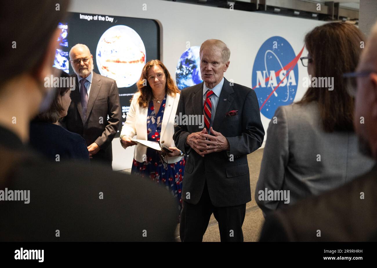 NASA’s Earth Information Center Ribbon Cutting. NASA Administrator Bill ...