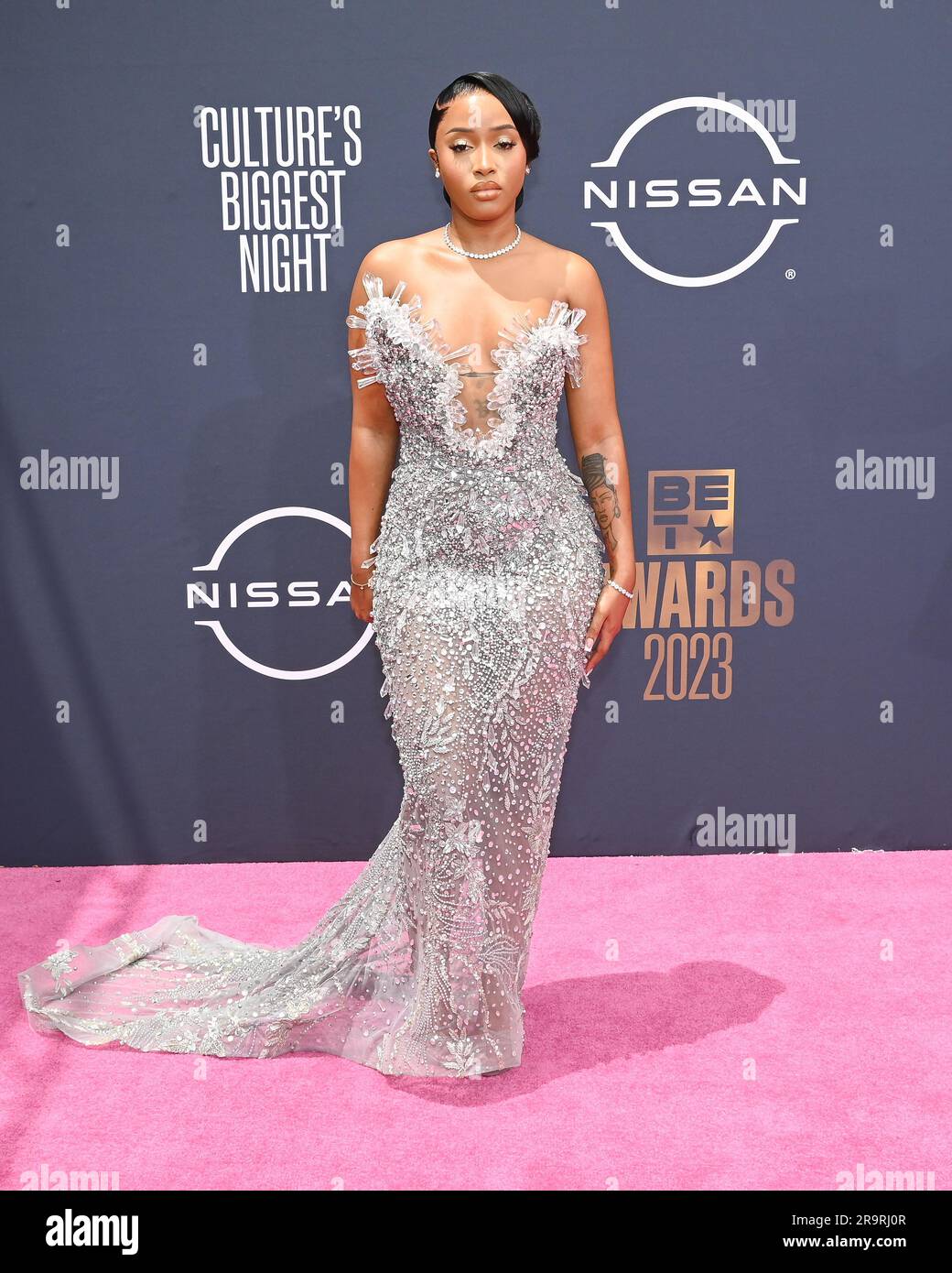 Los Angeles, California, USA. 25th June, 2023. Uncle Waffles. BET Awards 2023 at Microsoft ...