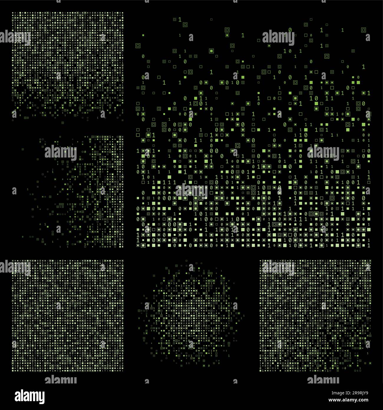 Technology Background. Light green color theme backgrounds. Gradiented ...
