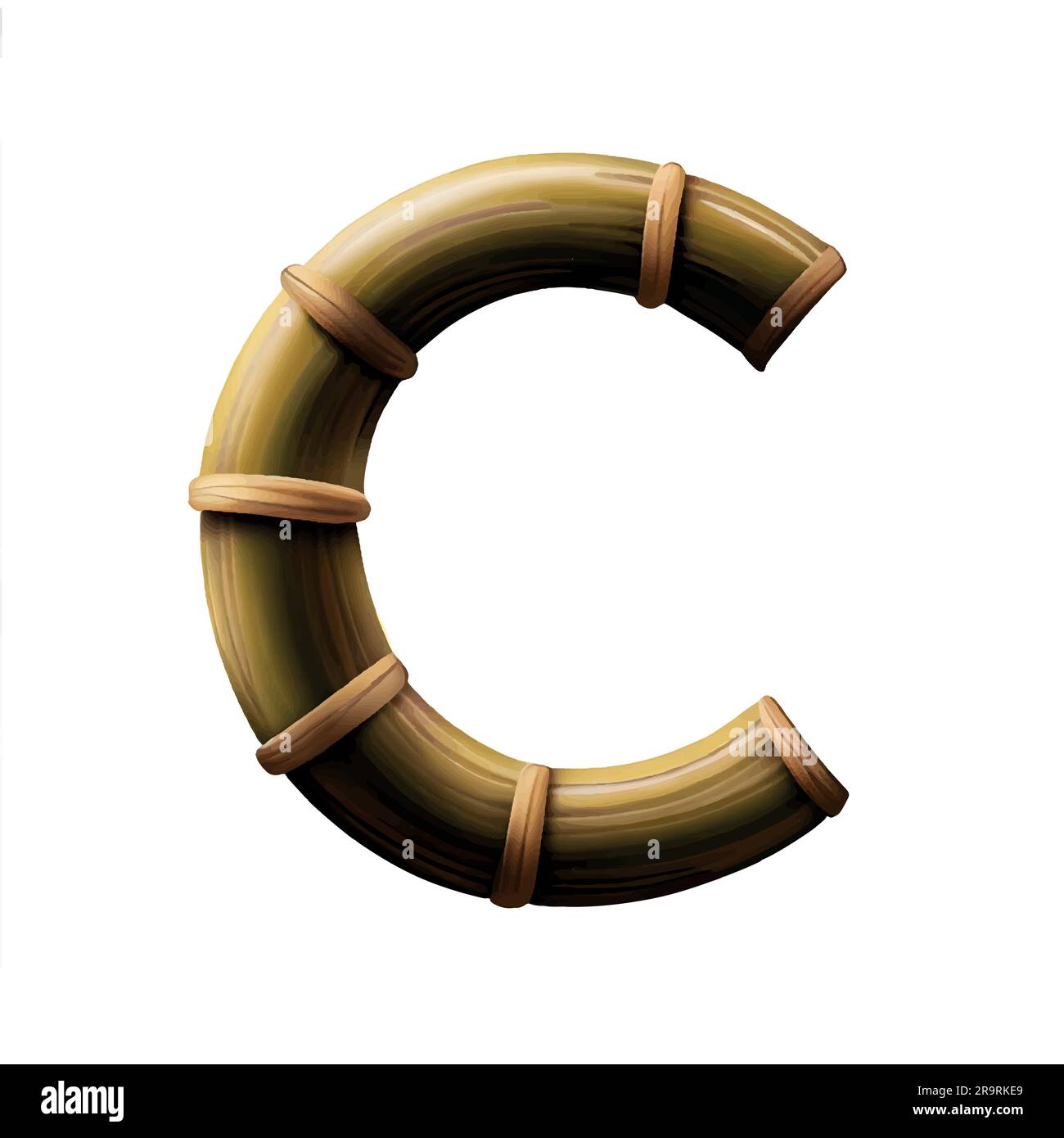 Old calligraphy letter Cut Out Stock Images & Pictures - Alamy