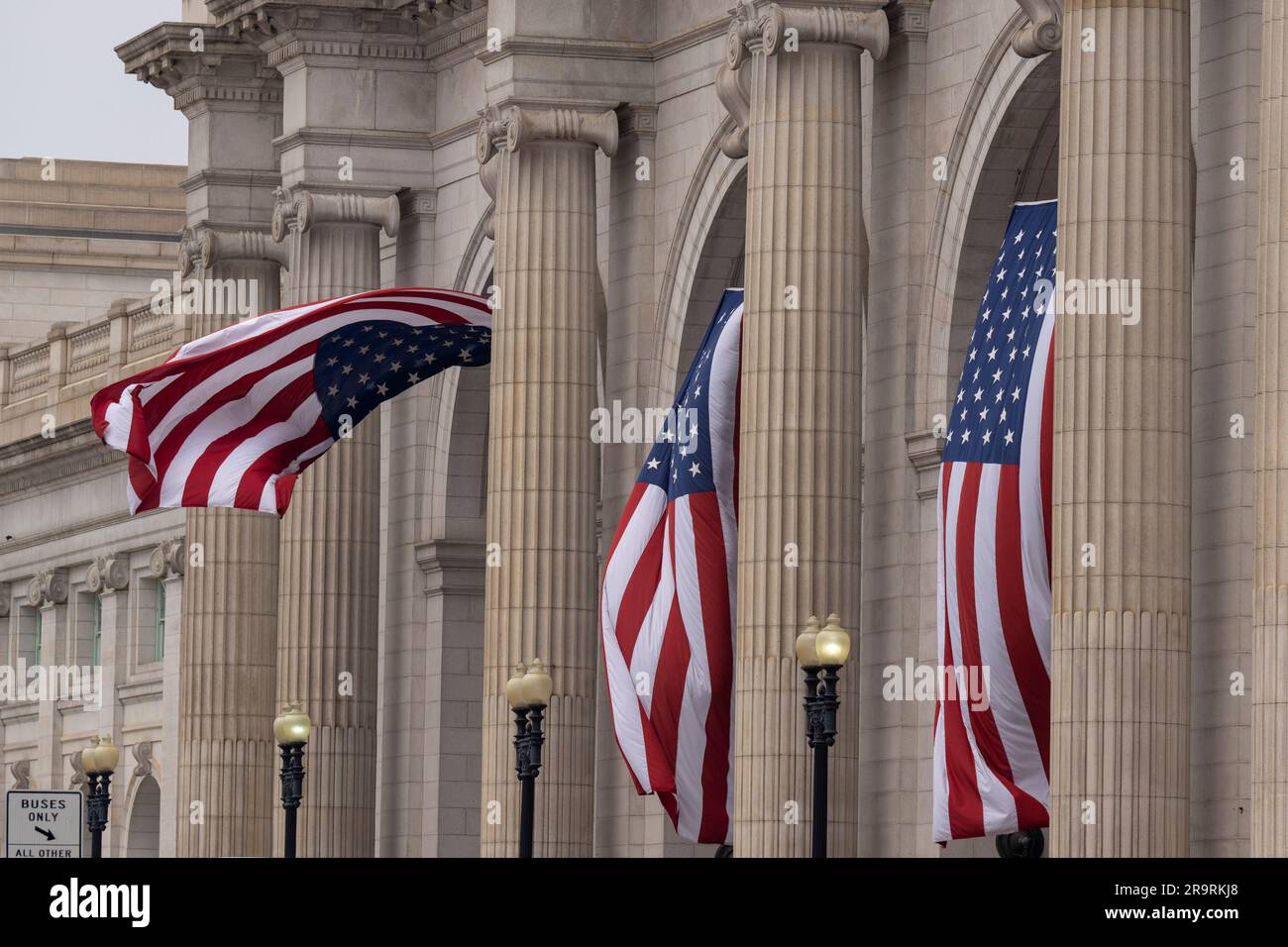 Washington, United States. 28th June, 2023. The American flag is seen ...