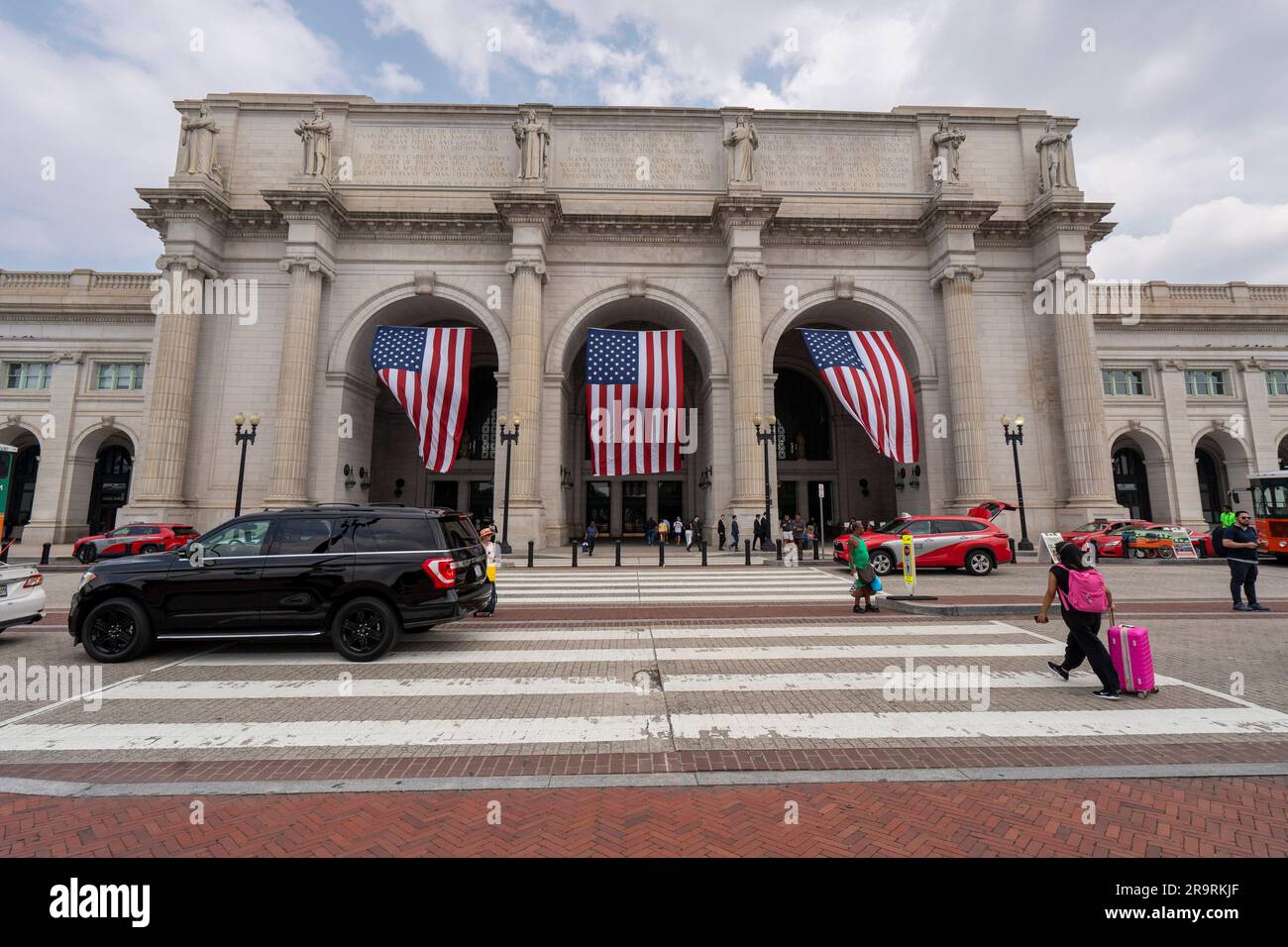 Washington, United States. 28th June, 2023. The American flag is seen ...