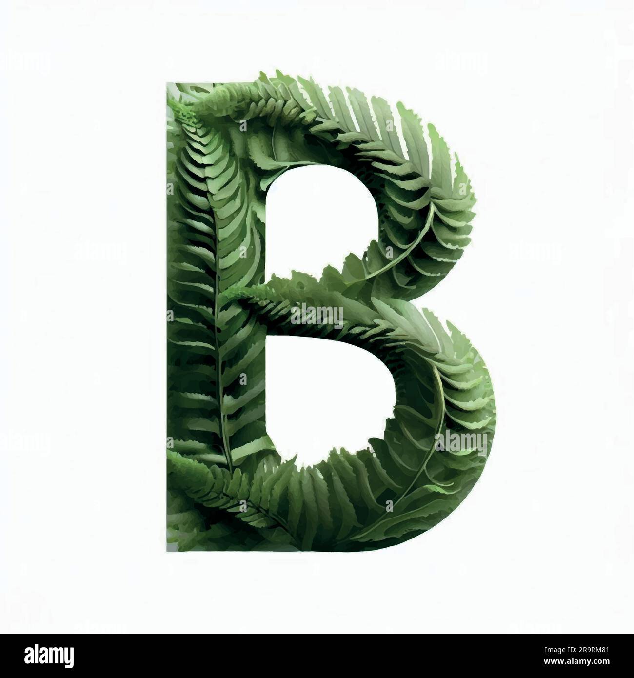 Letter b leaves hi-res stock photography and images - Alamy