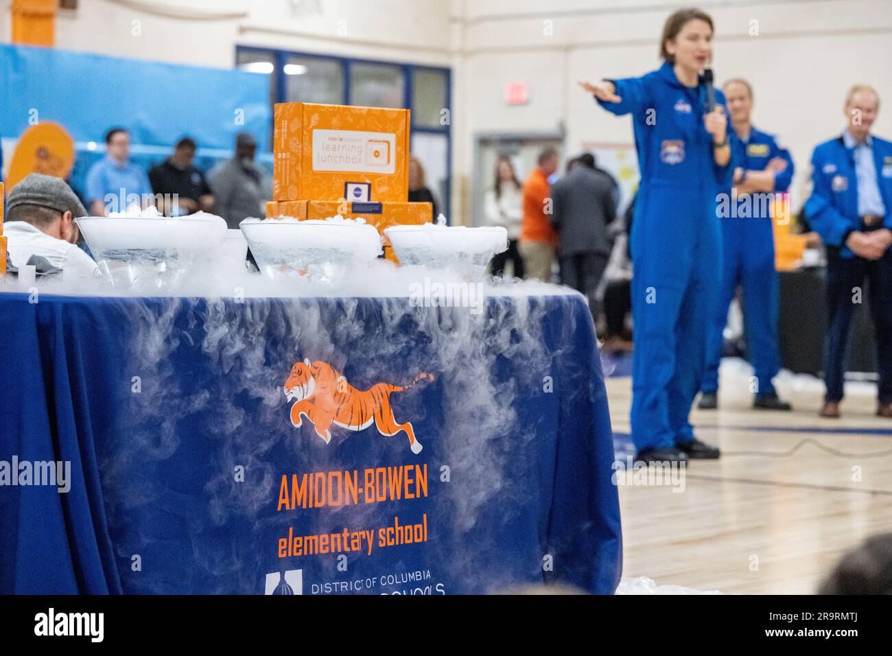 NASA’s SpaceX Crew-3 visits Amidon-Bowen Elementary School. NASA’s ...