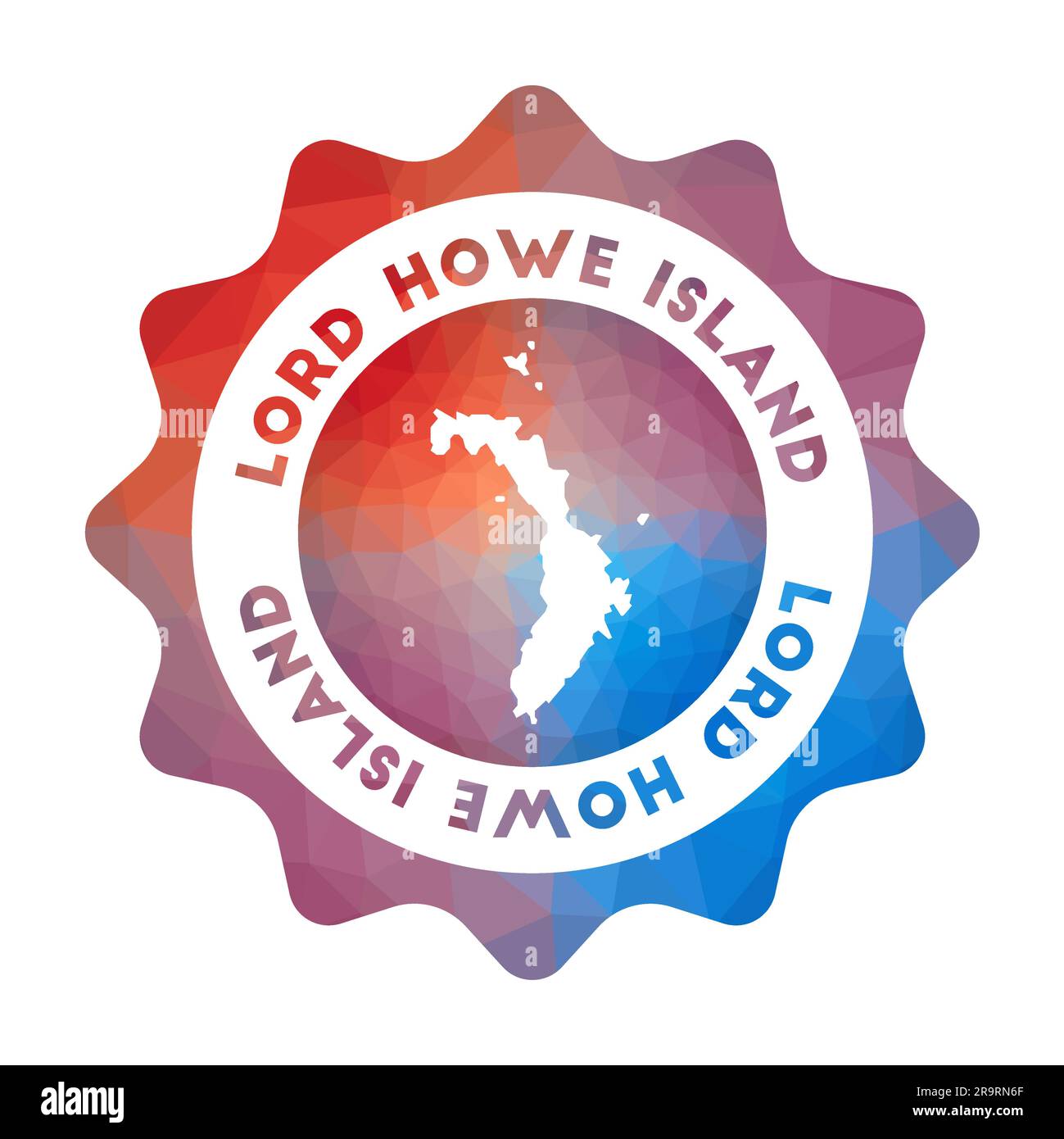 Lord howe island map hi-res stock photography and images - Alamy