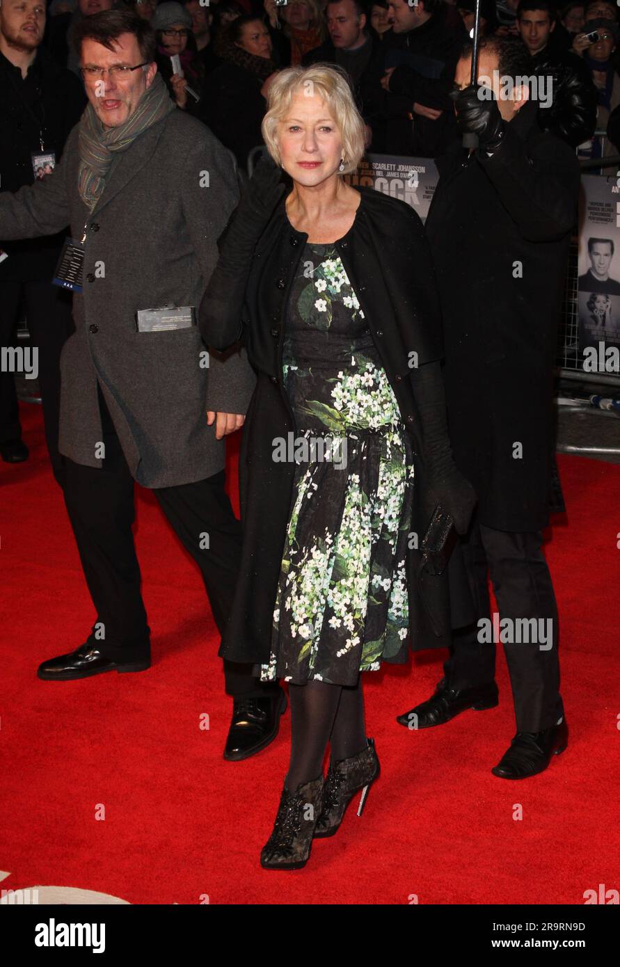 London, UK. Dame Helen Mirren at the UK Premiere of 'Hitchcock' at BFI ...