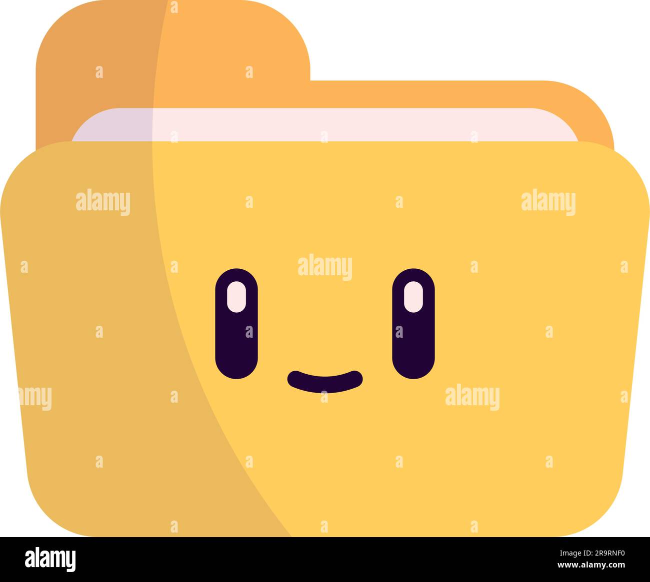 Isolated cute folder office icon Vector Stock Vector Image & Art - Alamy