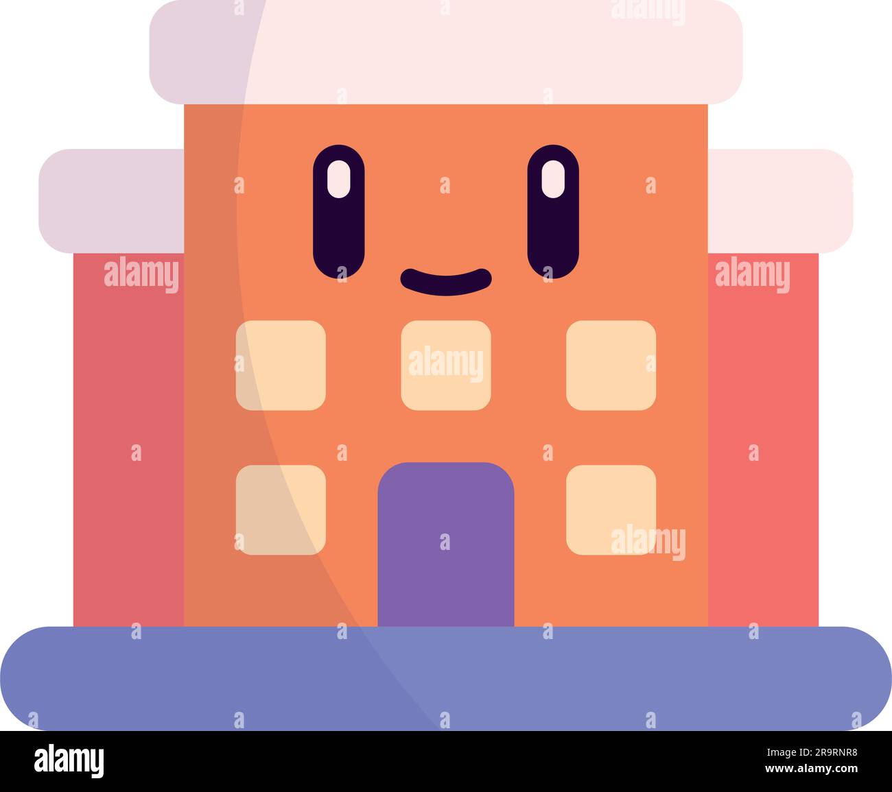 Isolated cute building office icon Vector Stock Vector Image & Art - Alamy