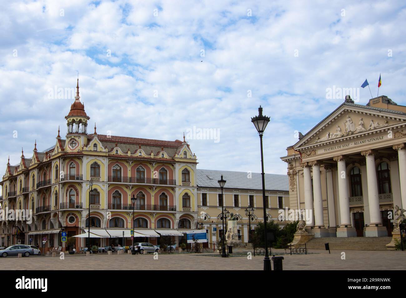 Oradea State Theatre and Hotel Astoria, former Sztarill Palace Stock ...