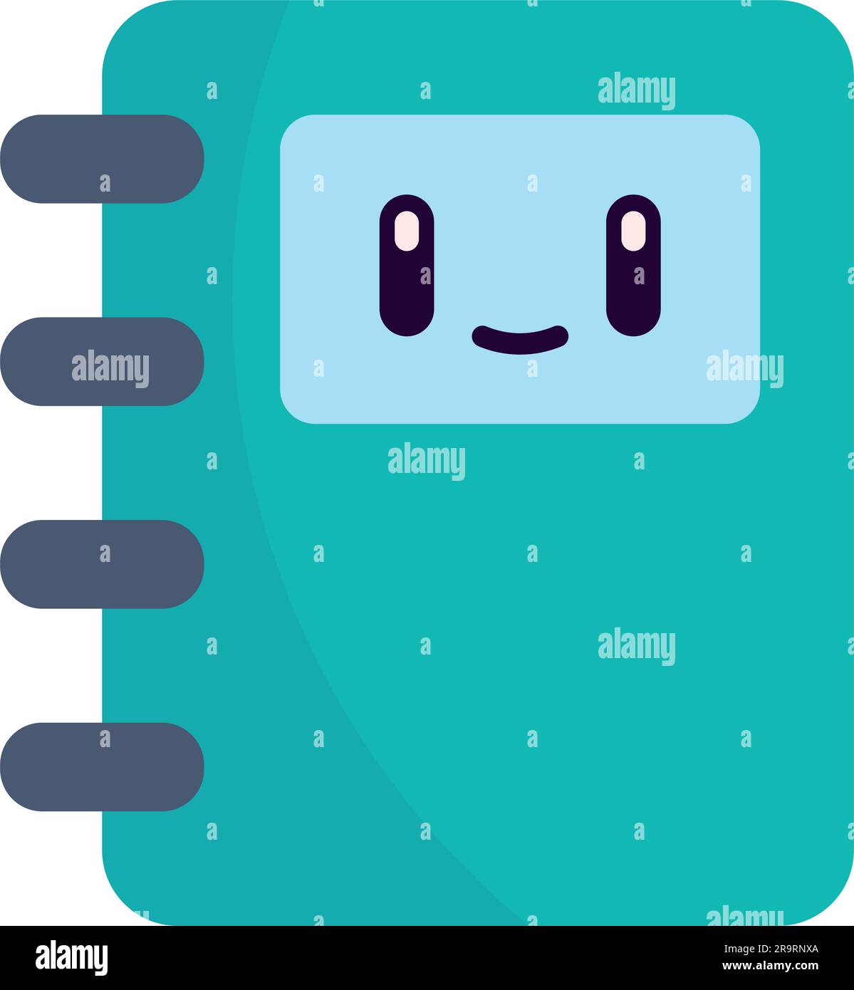 Isolated colored cute book office icon Vector Stock Vector Image & Art ...